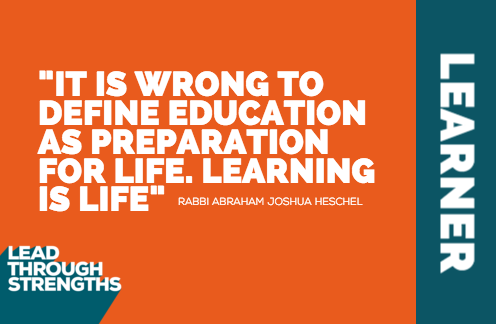 Being A Lifetime Learner Through Strengths