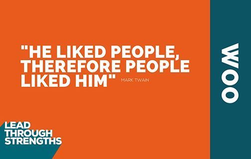 CliftonStrengths Woo - StrengthsFinder Talent #34 Of 34